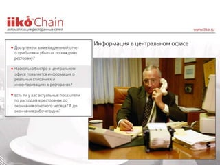 Pr iiko chain_restoran | PPT