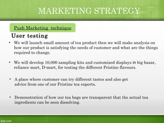 MARKETING STRATEGY OF GREEN TEA | PPT