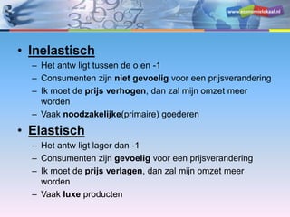 Prijselasticiteit | PPTX