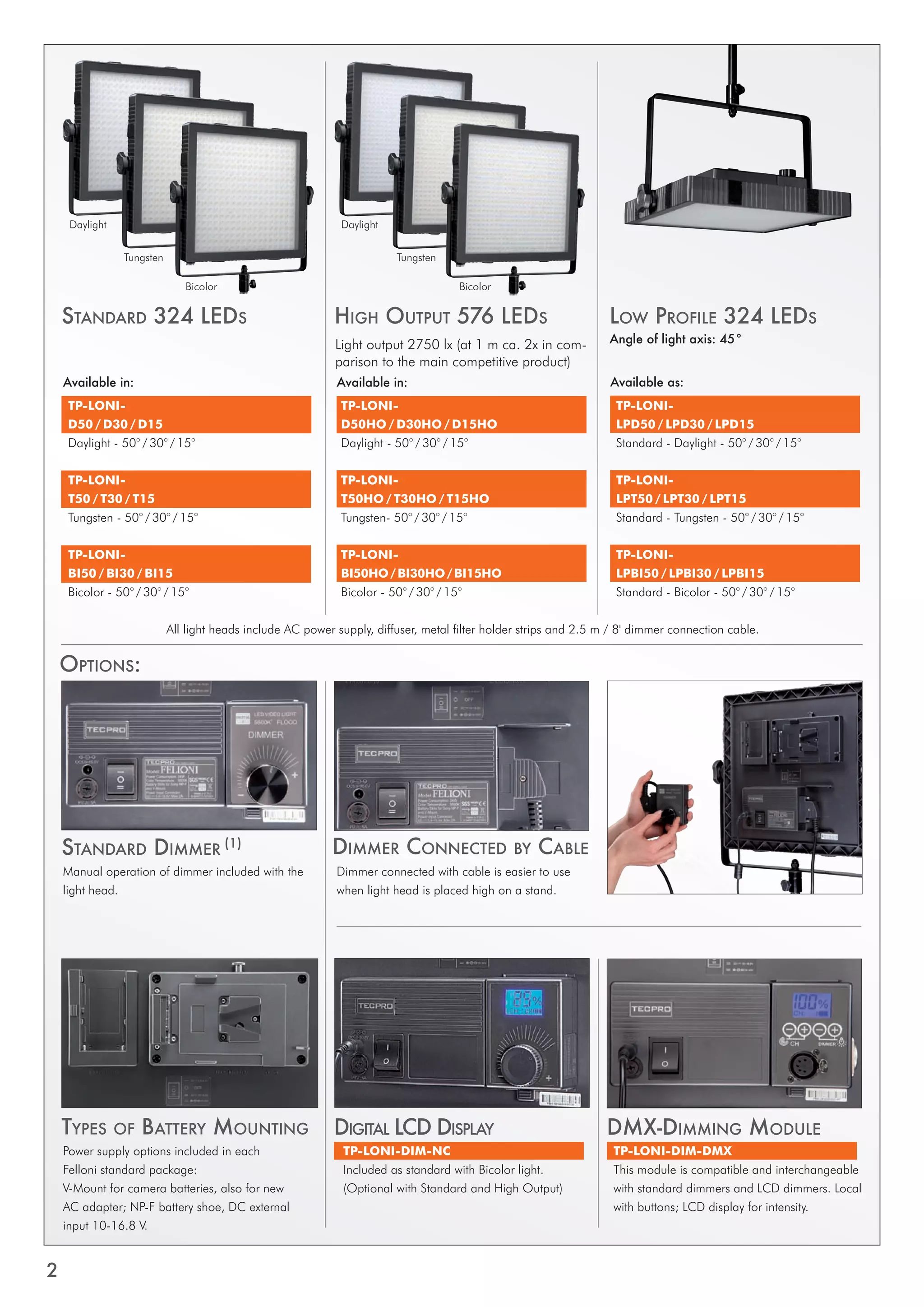 Dedolight Felloni TecPro | PDF