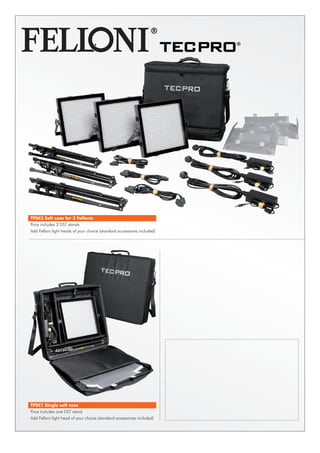 Dedolight Felloni TecPro | PDF | Cameras and Camcorders | Consumer ...