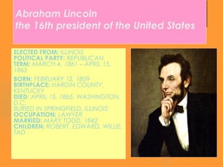 Abraham Lincoln | PPT