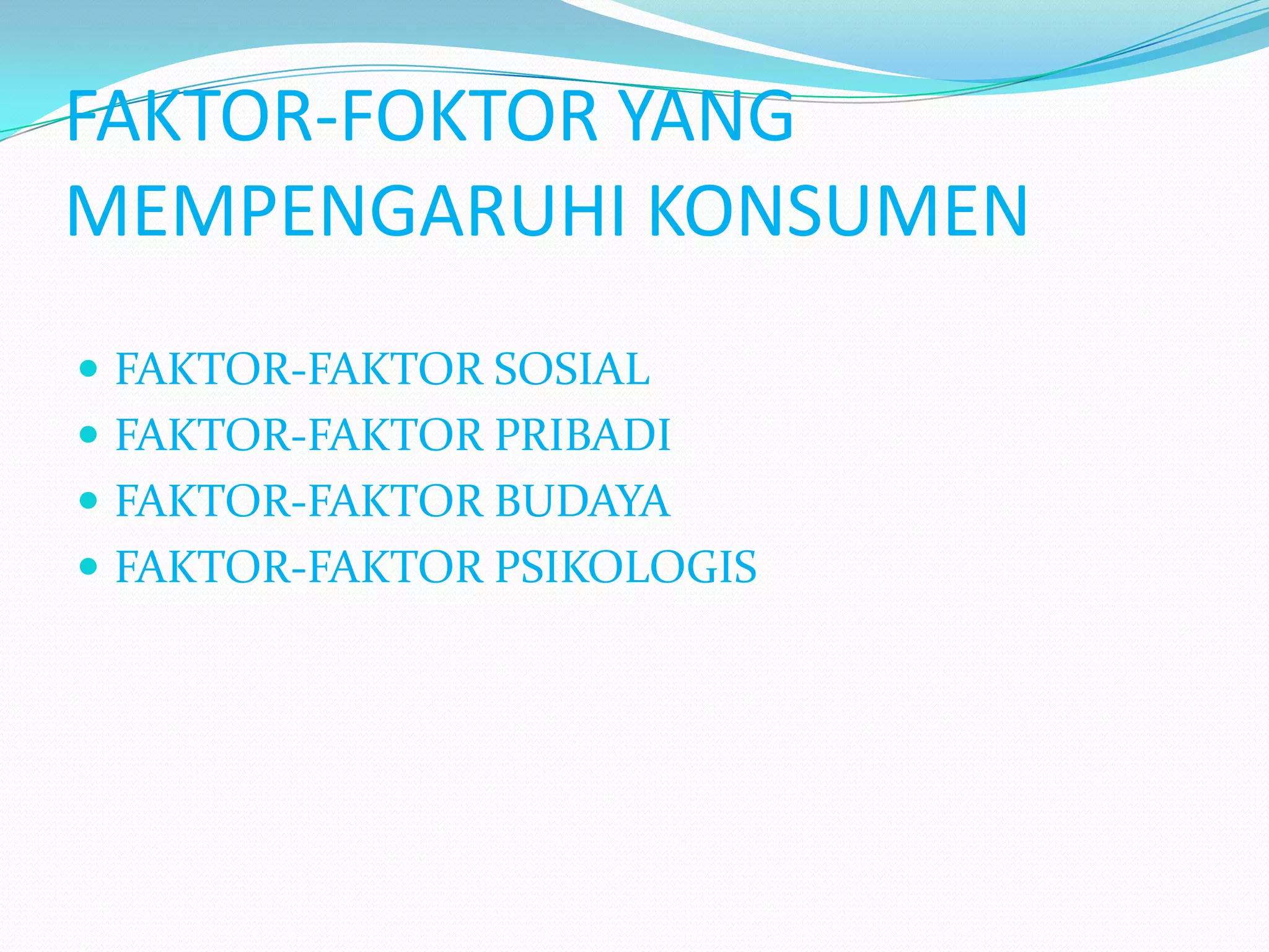 Prilaku konsumen | PPTX