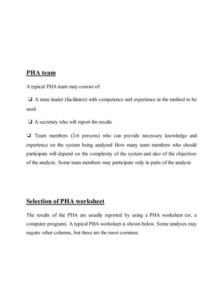 Priliminary hazard analysis | DOCX