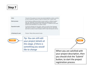 Prilog 3. How to register a project | PDF | Technology & Computing