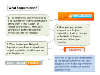 Prilog 3. How to register a project | PDF | Technology & Computing