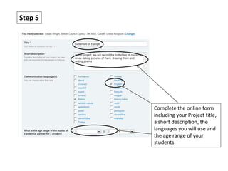 Prilog 3. How to register a project | PDF | Technology & Computing