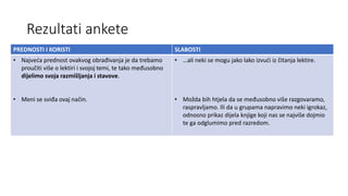 Prilog 6, Rezultati samovrednovanja (ankete) | PPT