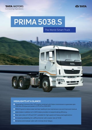 Tata Prima Truck Specification