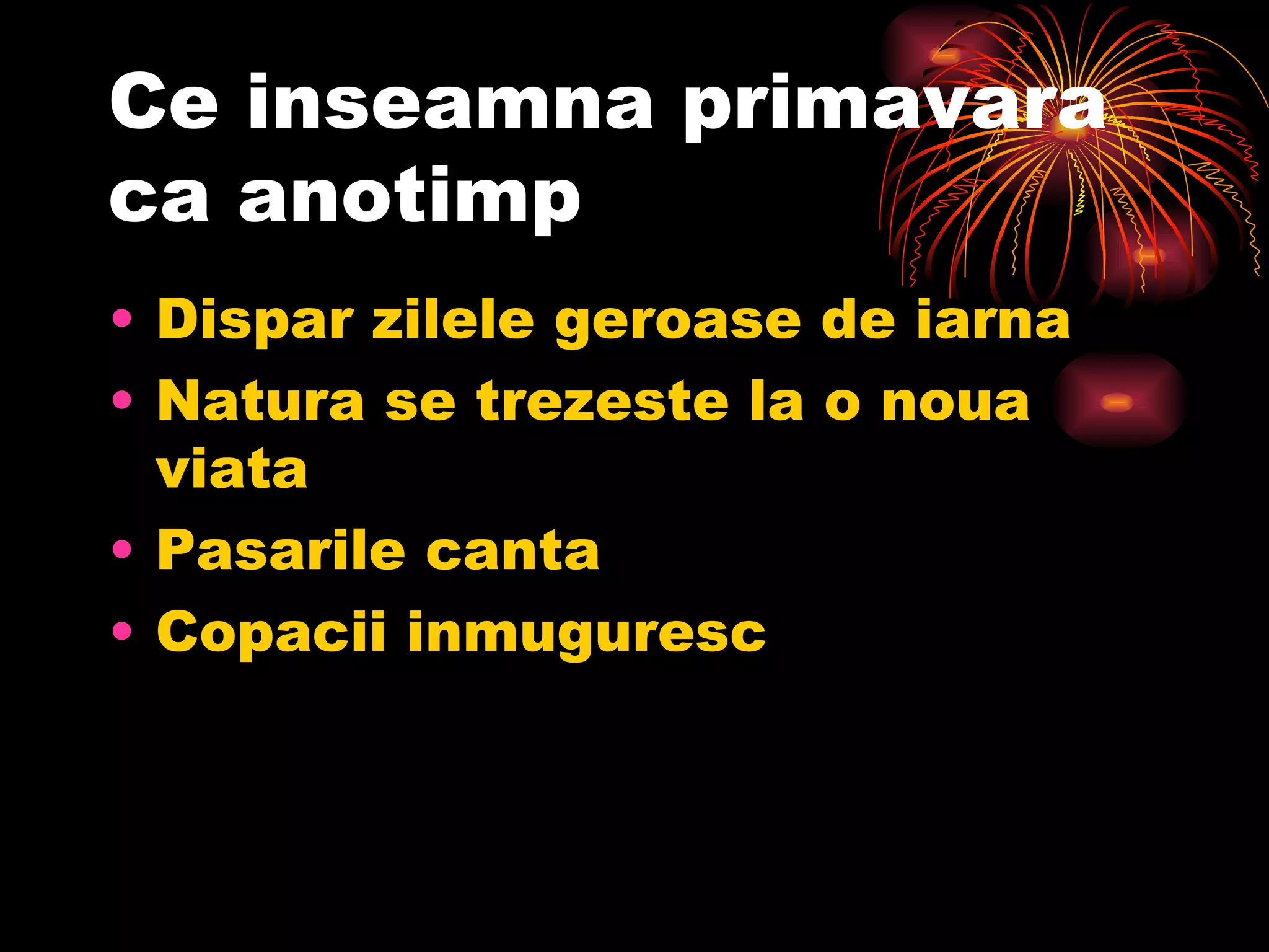 prima zi de primavara | PPT