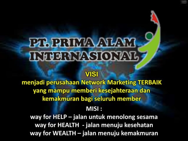 Bisnis MLM PT Prima Alam Indonesia | PPTX