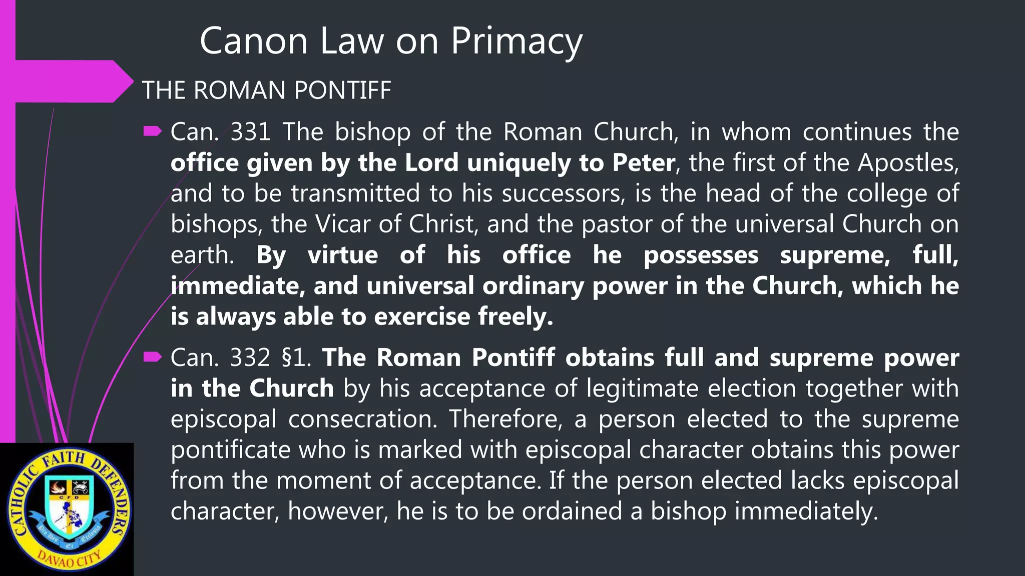 Primacy of st. peter | PPTX