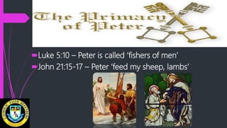 Primacy of st. peter | PPTX