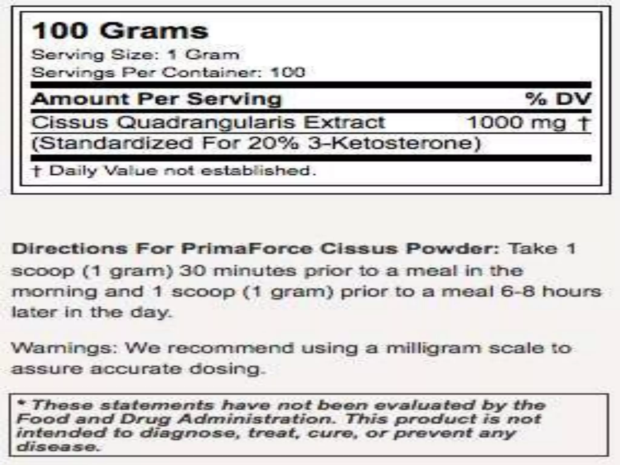 PrimaForce Cissus | PPT