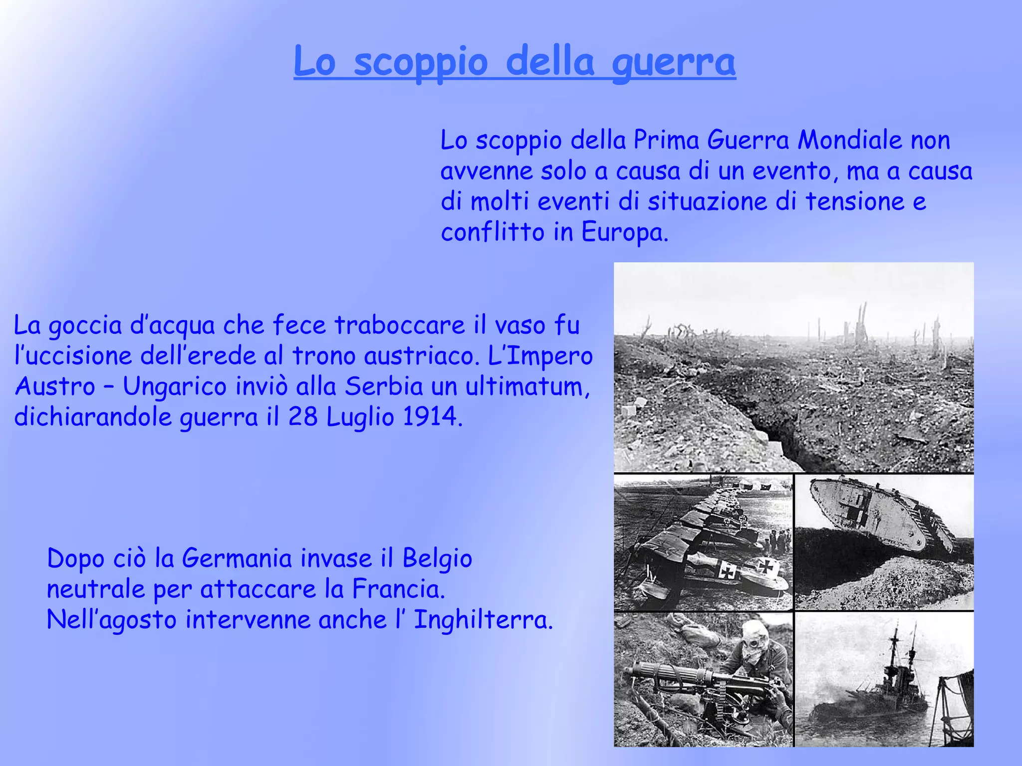 Prima guerra mondiale adele | PPT