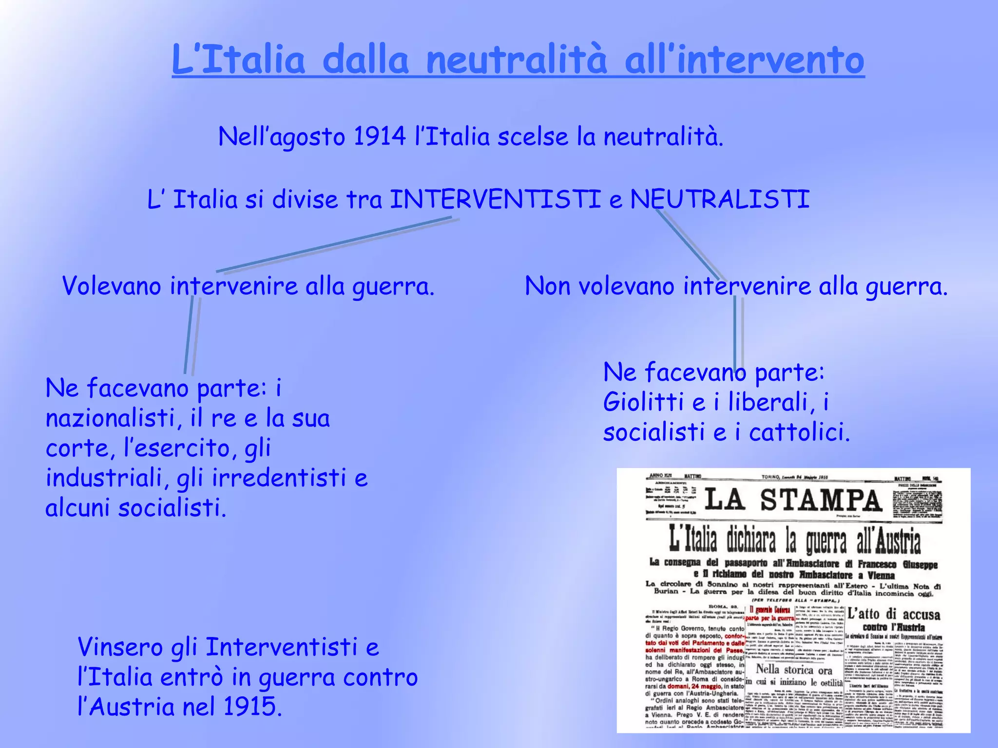 Prima guerra mondiale adele | PPT