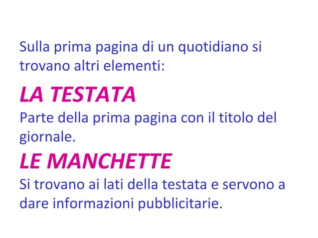 Prima Lezione | PPT
