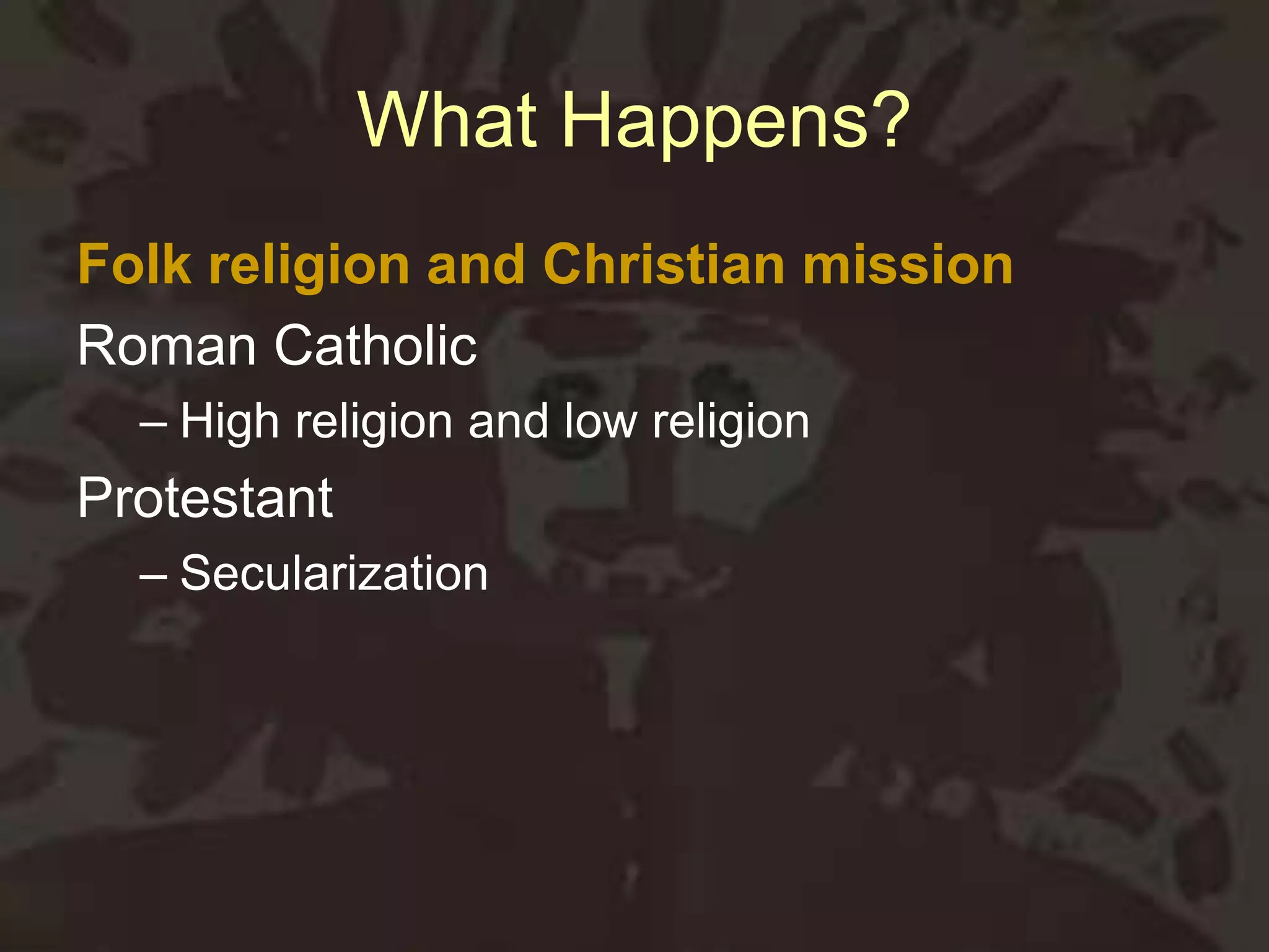 Primal Folk Religions | PPT