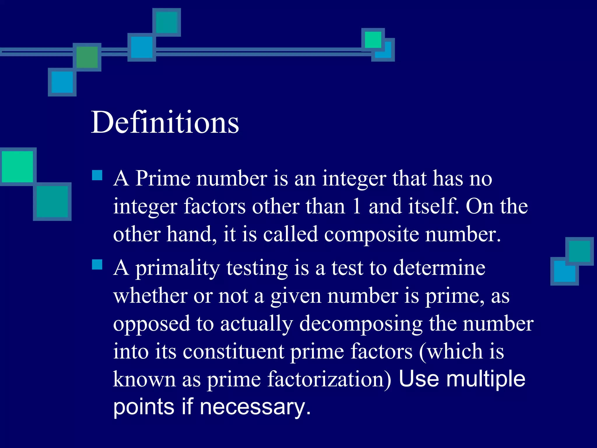 Primality | PPT