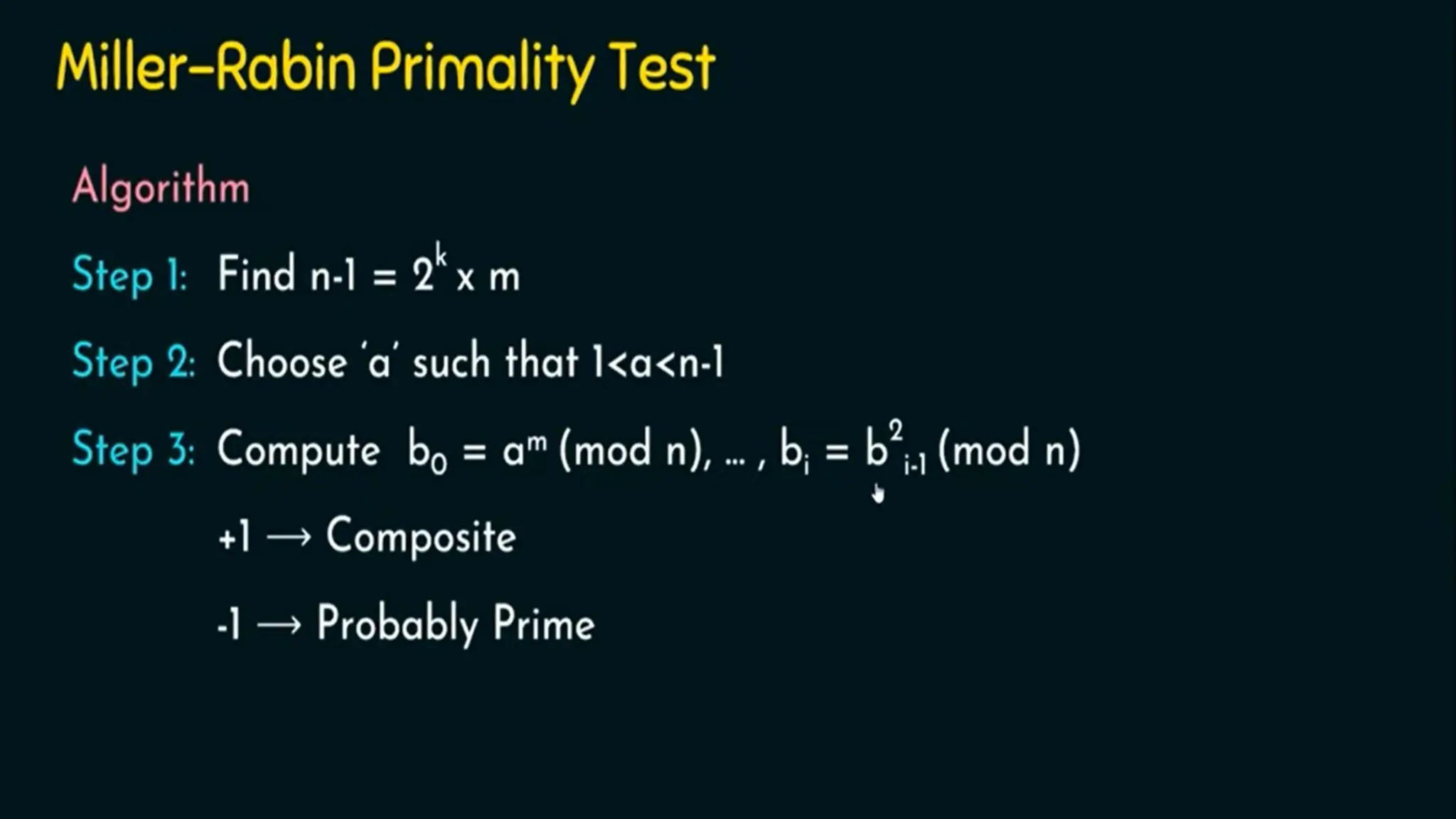 Cryptography Primality Test Presentation Pptx