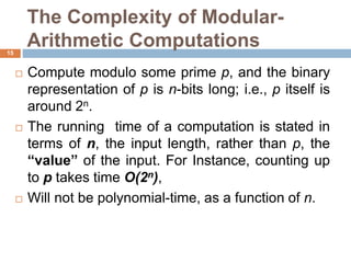 The Complexity Of Primality Testing | PPTX