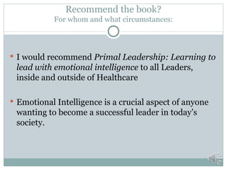 Primal leadership | PPT