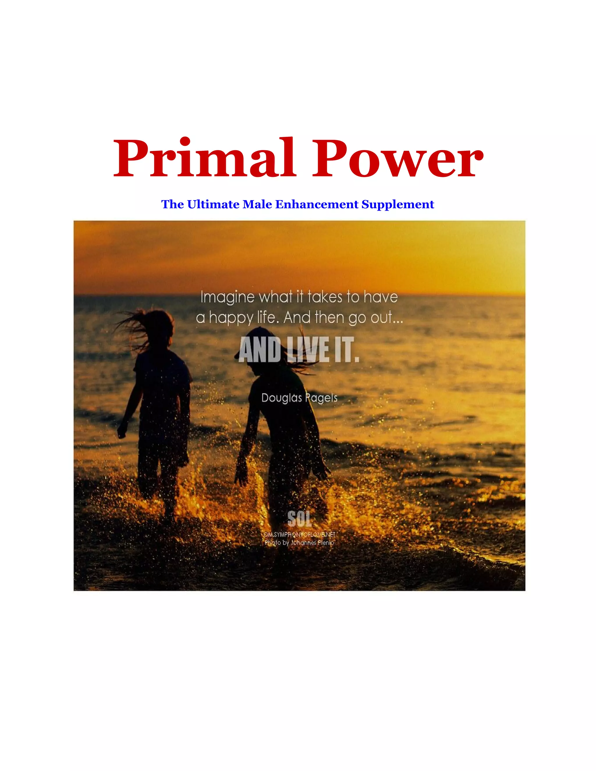 Primal power - The Ultimate Enhancement | PDF