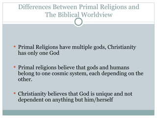 Primal Religion | PPT