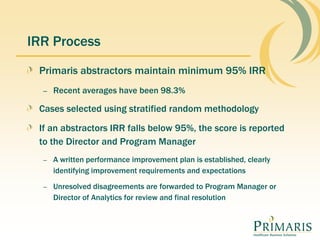 Primaris Quality Measures Solutions | PDF