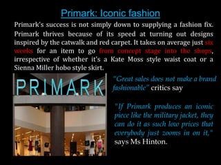 Primark:overview | PPTX