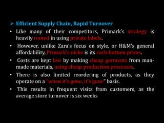 Primark:overview | PPTX