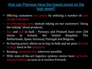 Primark:overview | PPTX
