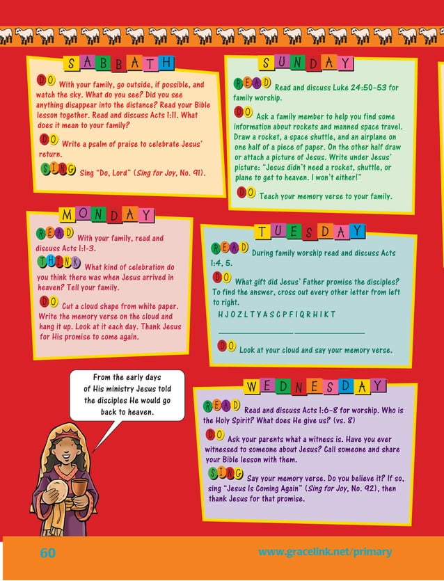 Lesson 13 | Primary | Sabbath School | PDF