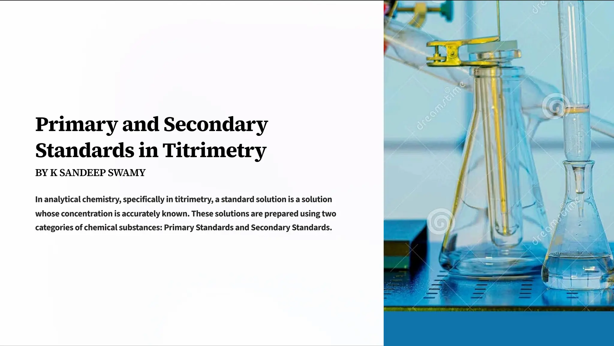 Primary-and-Secondary-Standards-in-Titrimetry.pdf/BY K SANDEEP SWAMY ...