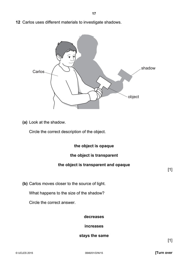 Primary checkpoint-science-0846-october-2015-paper-1 | PDF