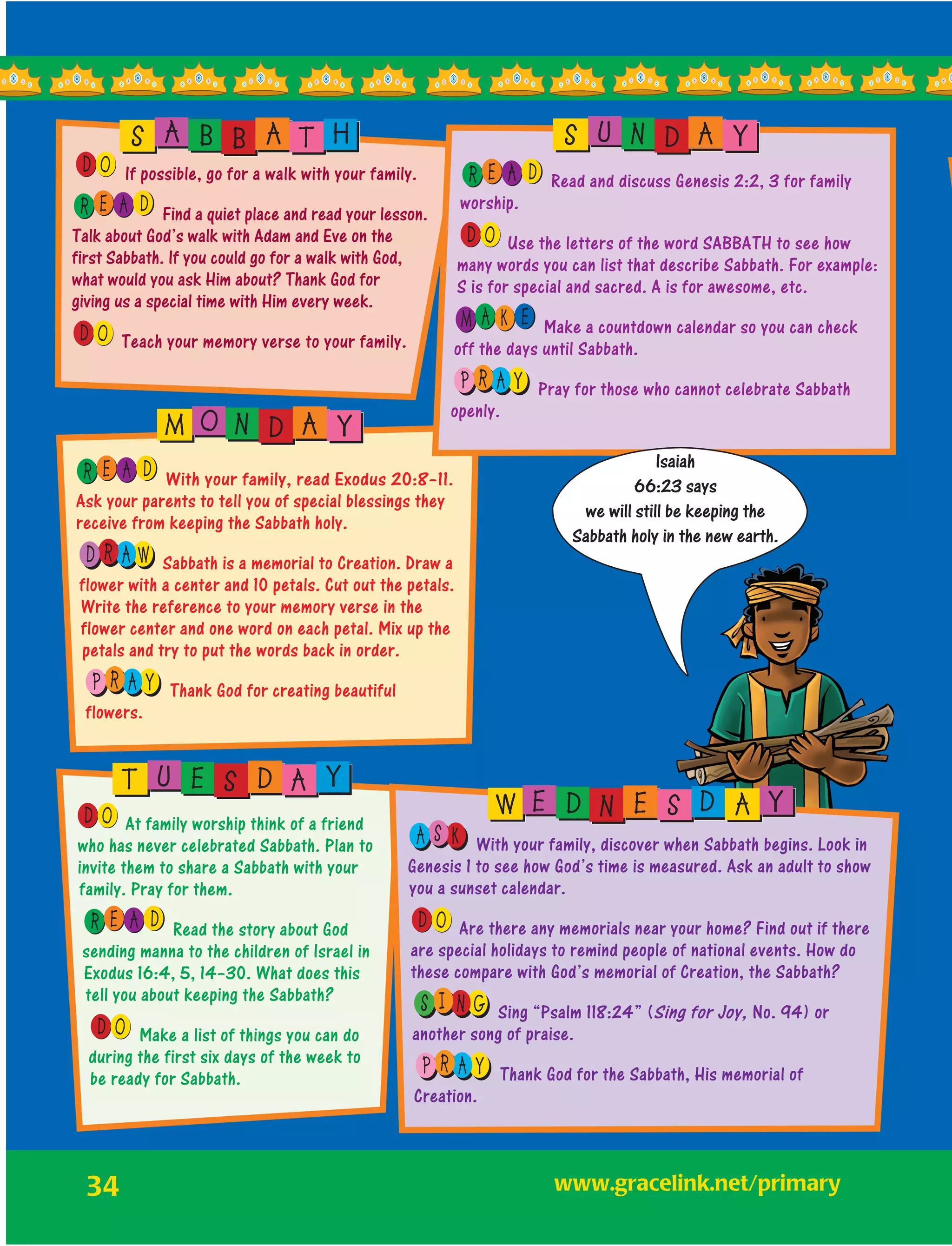 Lesson 7 | Primary | Sabbath School | Second Quarter 2015 | PDF