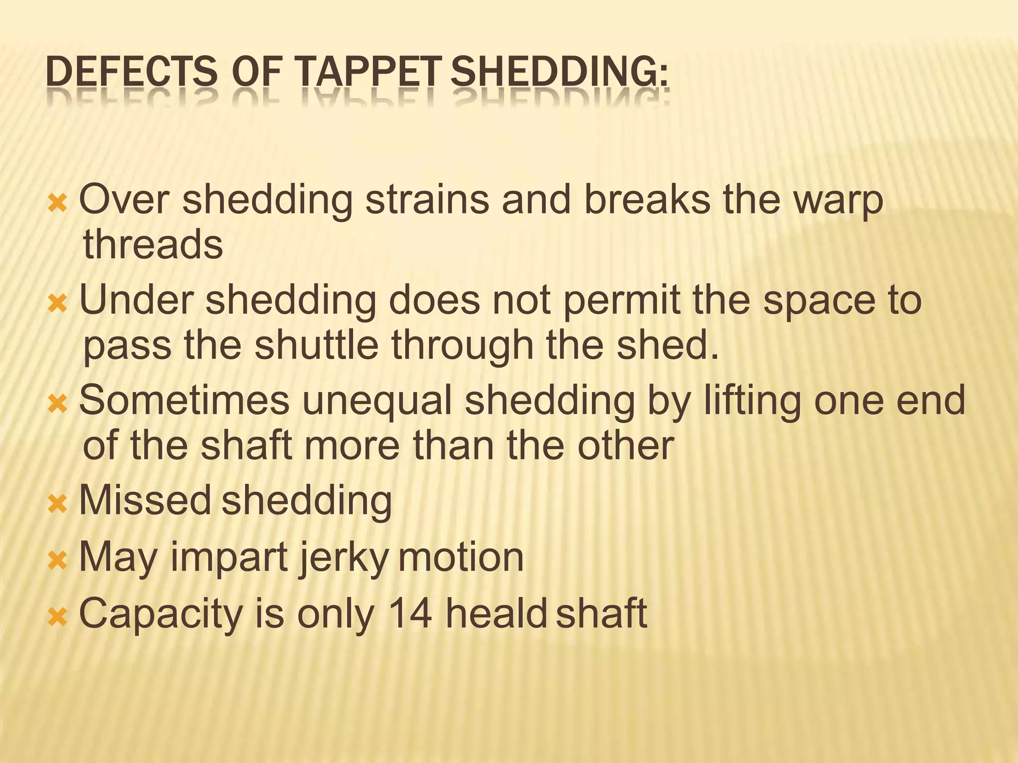 Primary motions of Loom. | PDF
