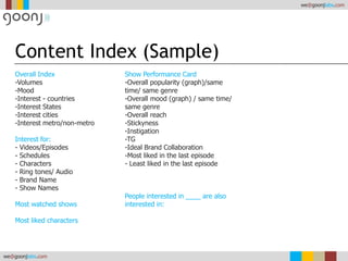 Sample Goonj Report - Star Plus