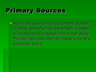 Primary Source Quiz | PPT