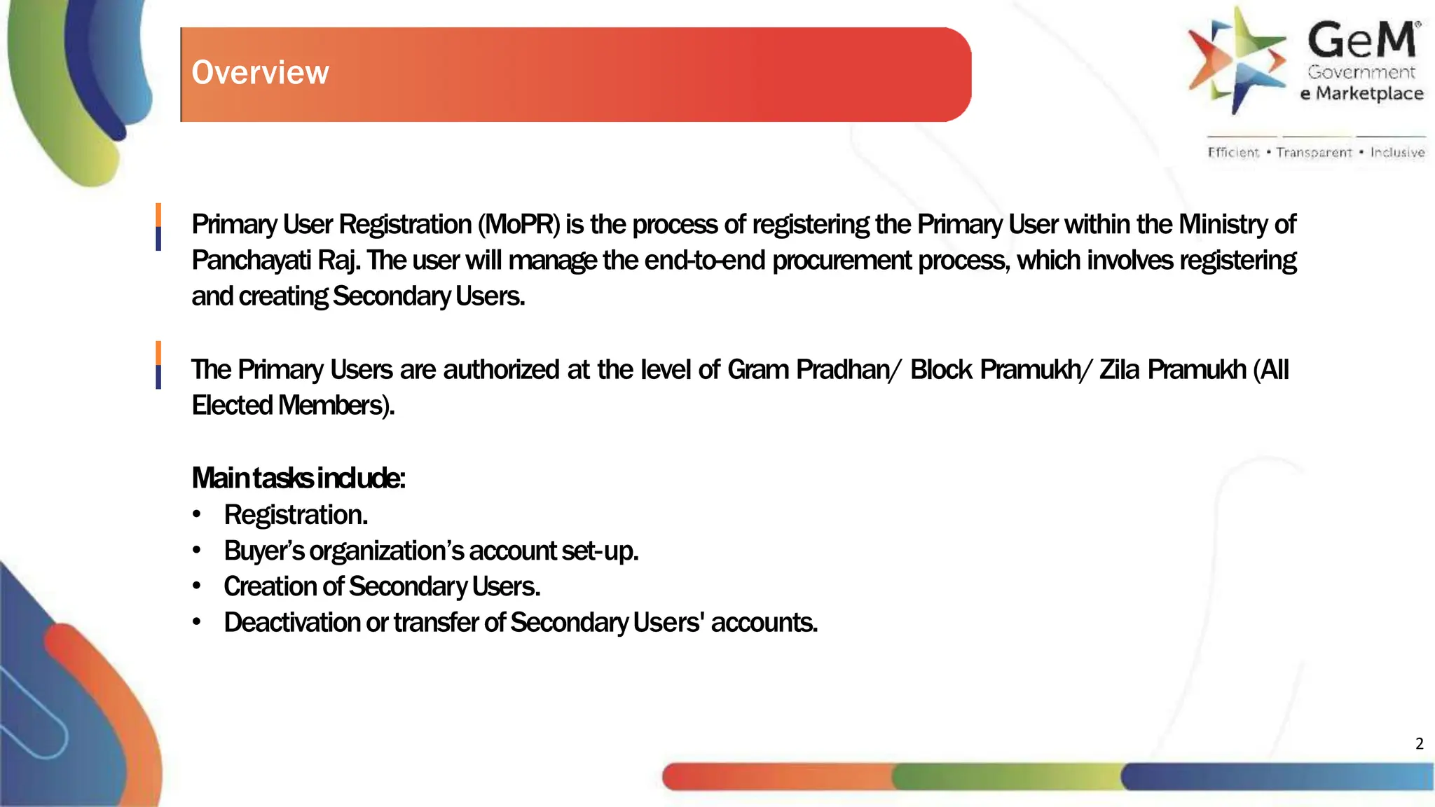 Primary-User-Registration-MoPR_VLE.pptxX | PPT