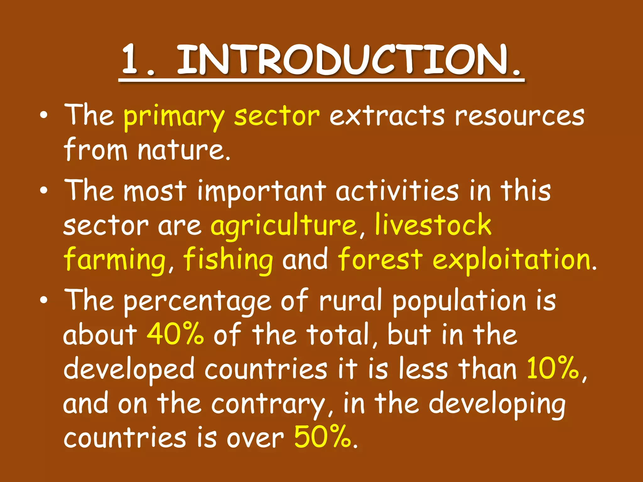 Primary sector | PPTX