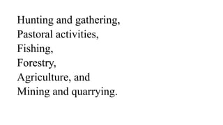 Primary activities | PPTX