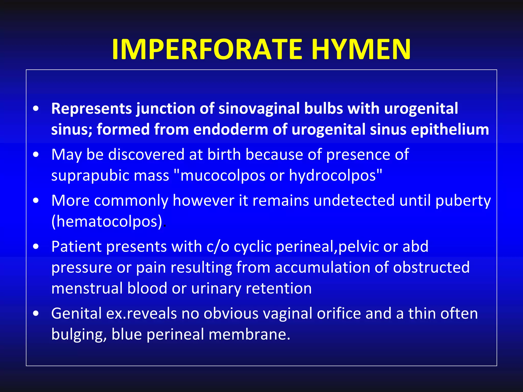 PRIMARY AMENNORHOEA | PPT