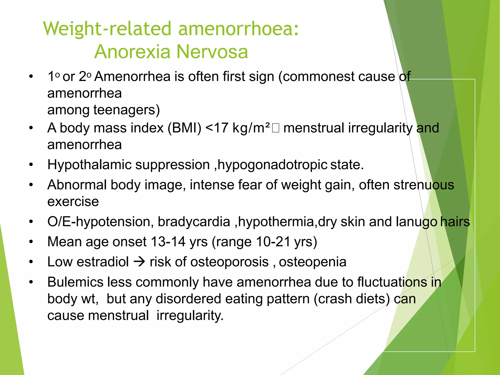 Primary amenorrhea and management | PPTX
