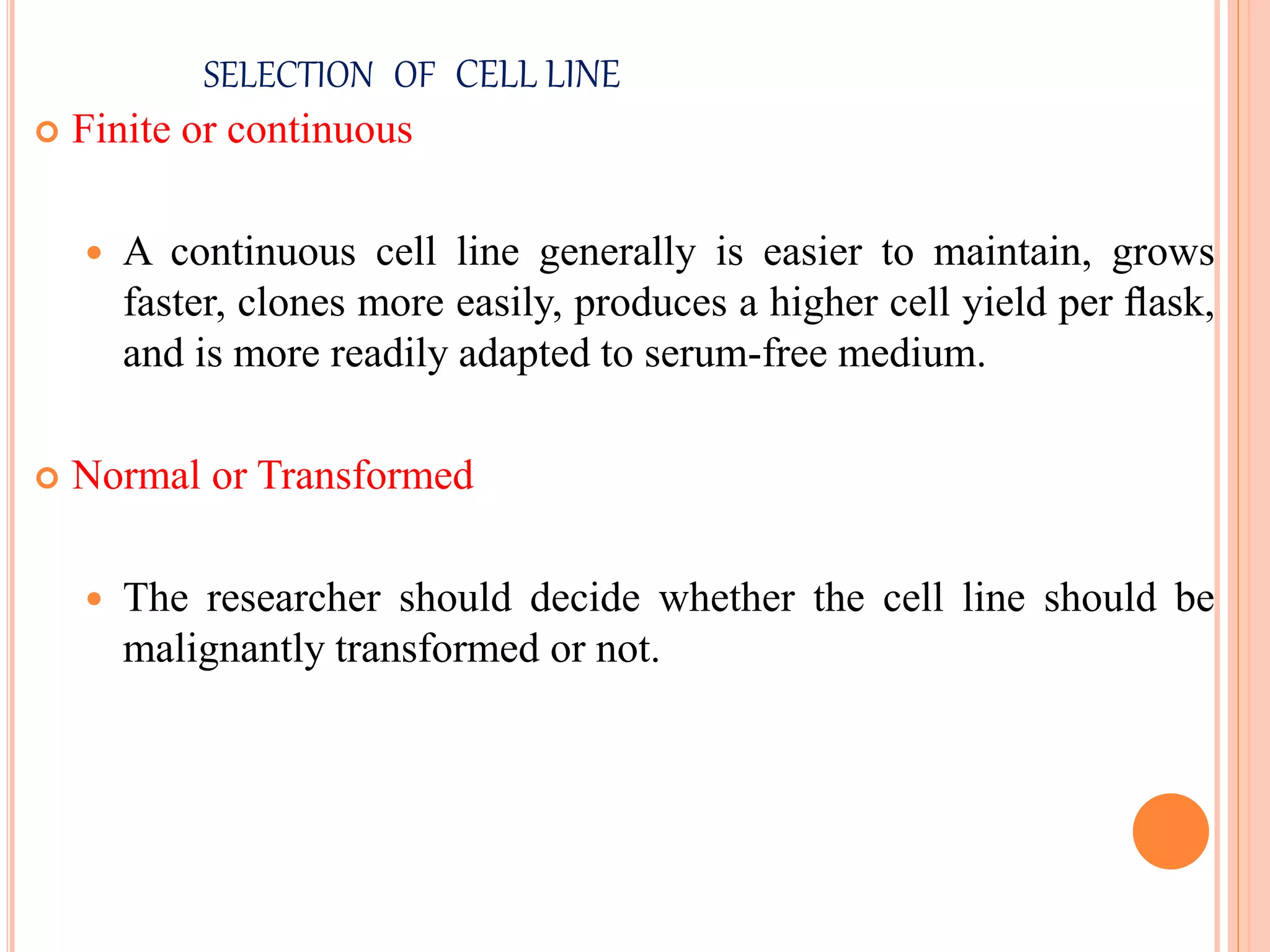 Primary and established cell line culture | PPTX