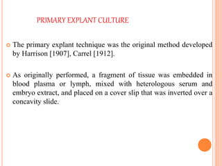 Primary and established cell line culture | PPTX