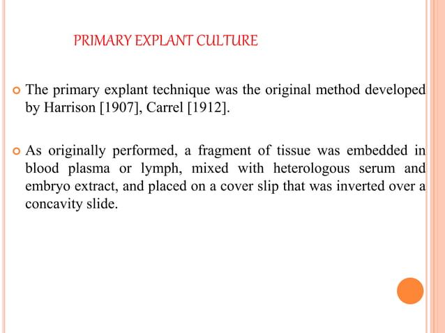 Primary and established cell line culture | PPTX | Biological Sciences ...