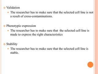 Primary and established cell line culture | PPTX