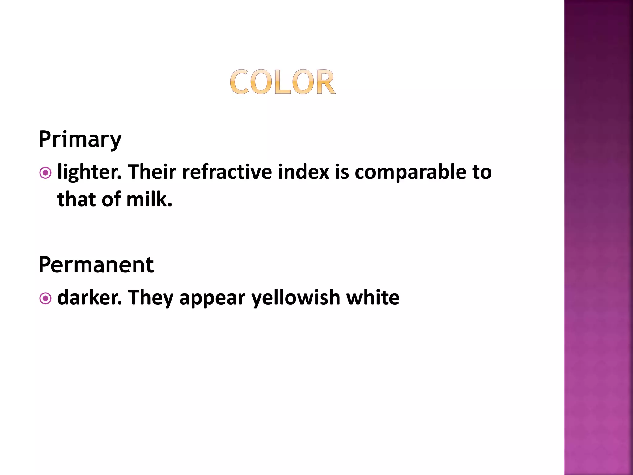 Difference between Primary and permanent teeth | PPTX