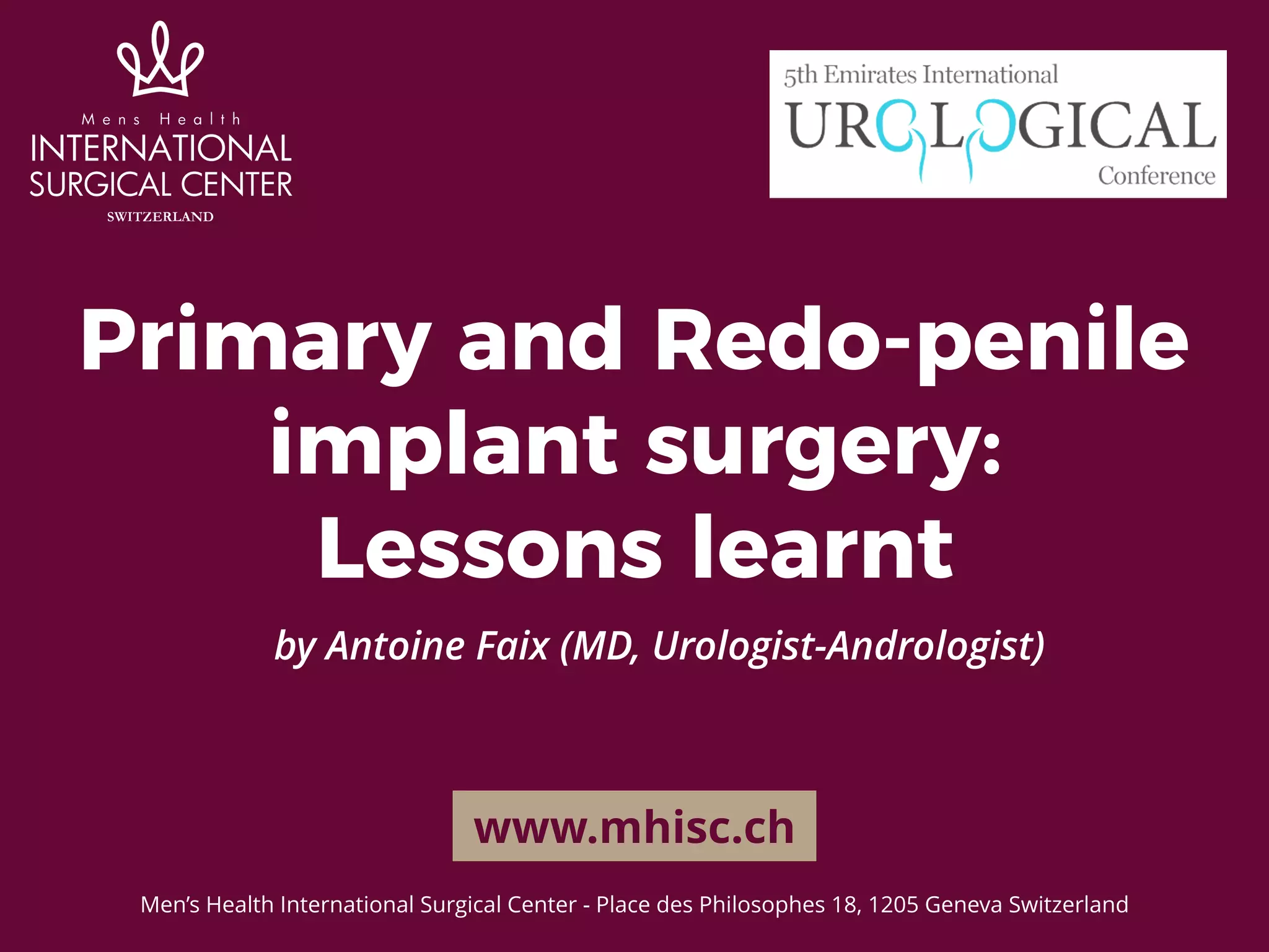 Primary and Redo-penile Implant Surgery: Lessons learnt | PDF